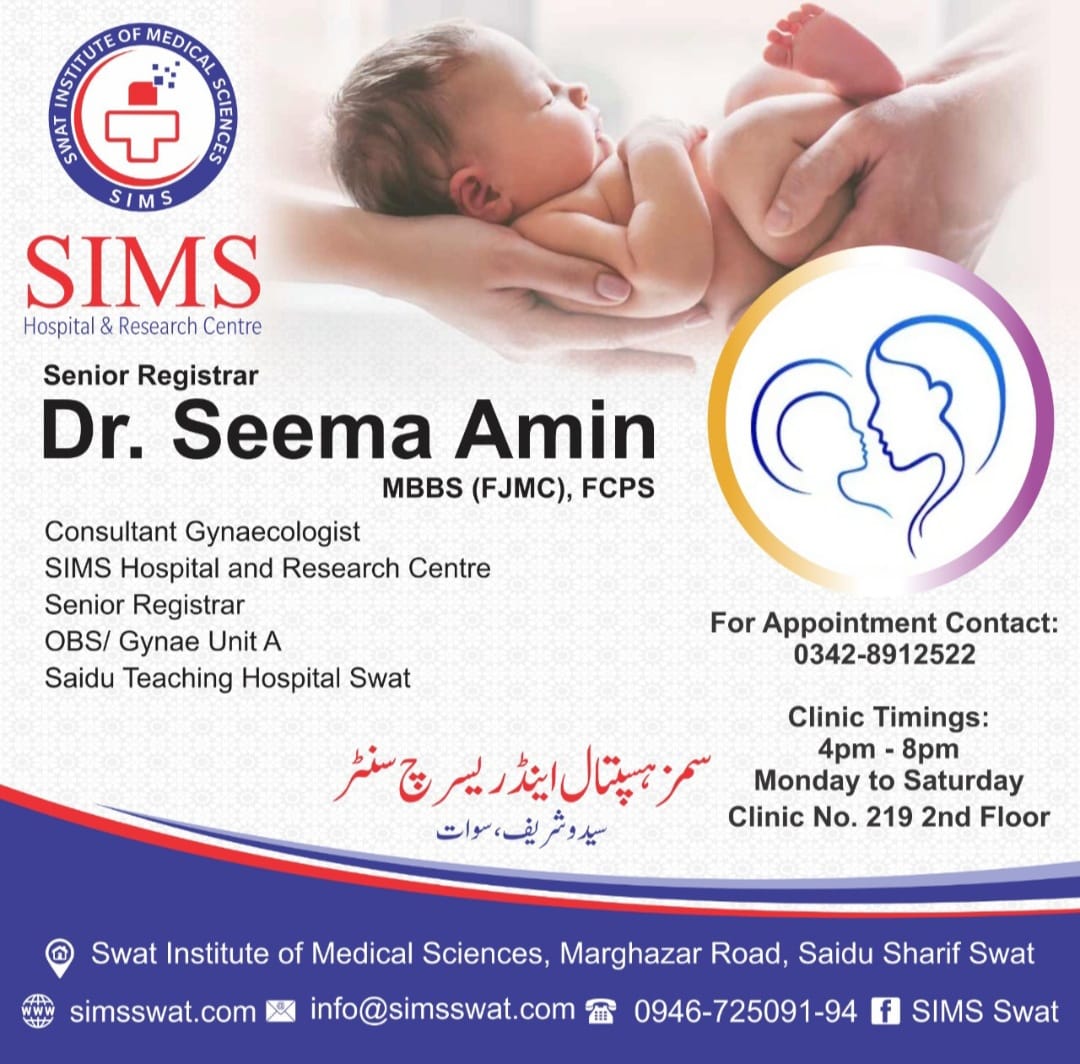 Dr Seema Amin – Swat Sehat Link | All KPK Doctors | Swat Doctors